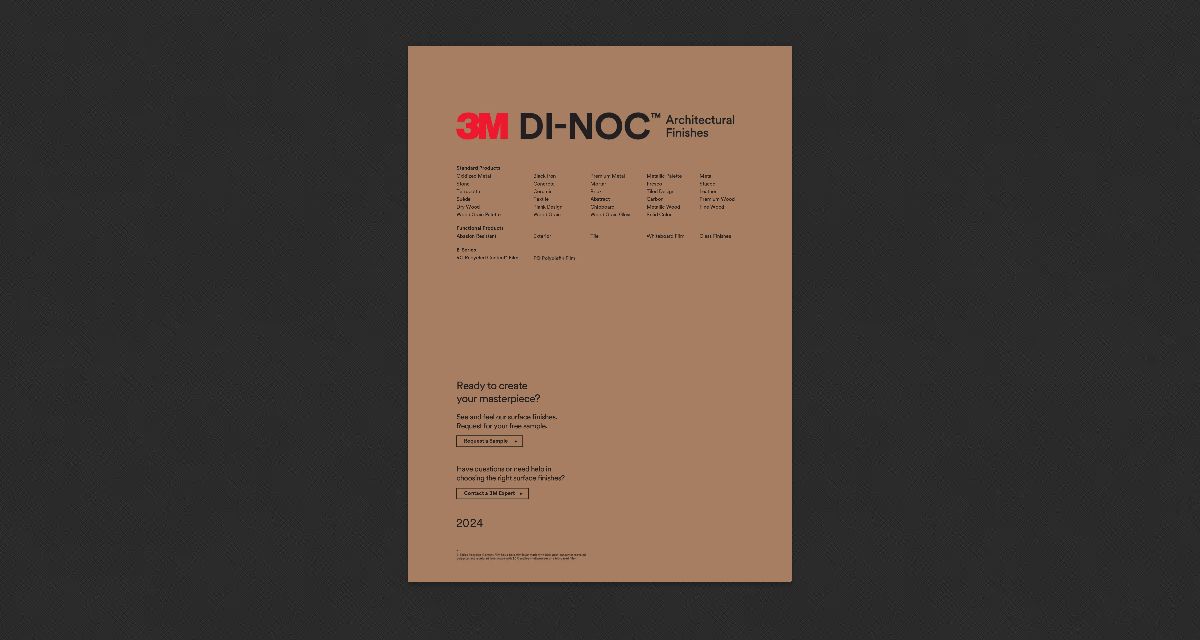 2024 3M™ DI-NOC™ Sample Book